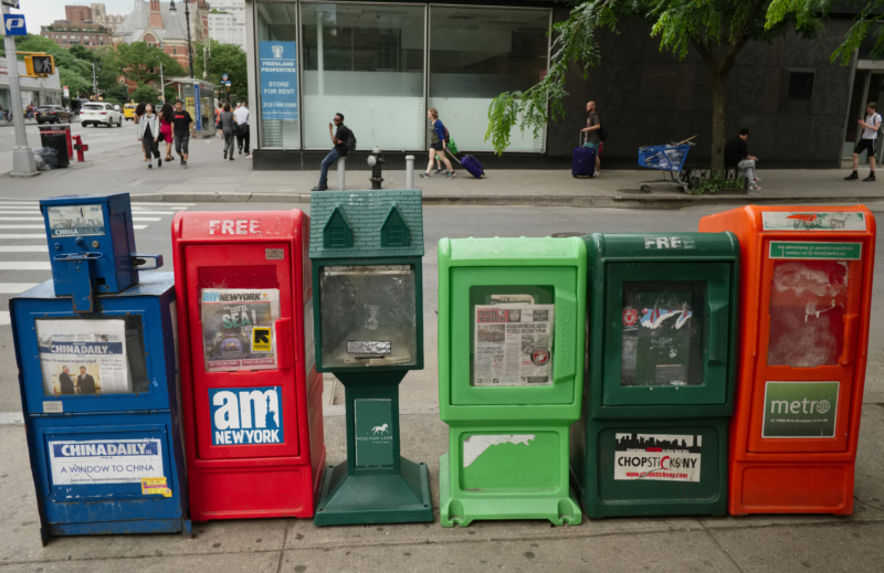 Shells of history: Photographing New York’s newspaper boxes - Columbia ...
